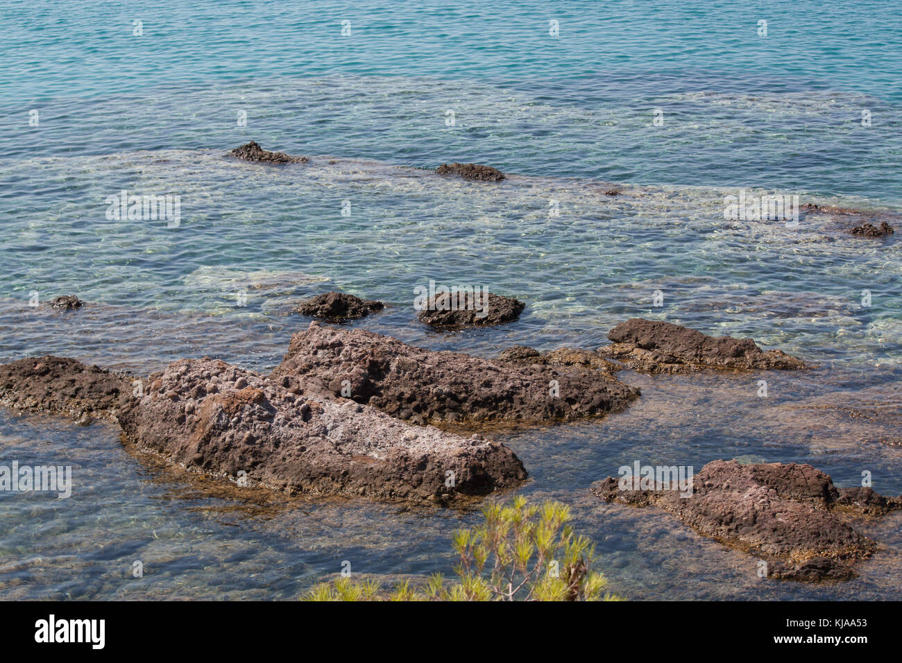 Rocks at sea Stock Photo - Alamy