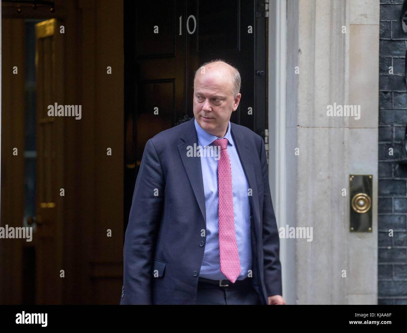 Transport Secretary, Chris Grayling, MP for Epsom and Ewell, leaves ...