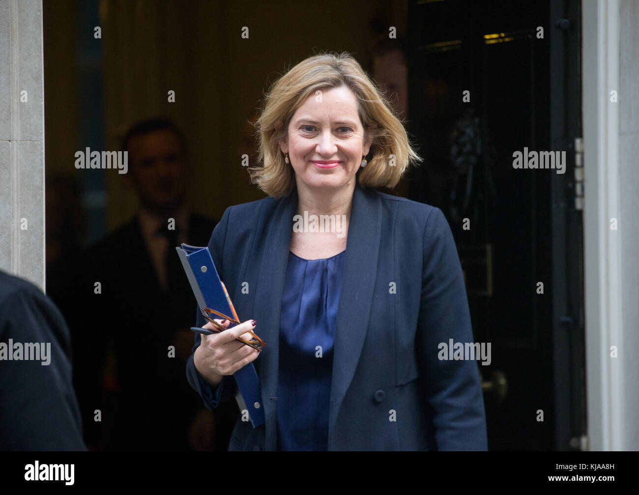 Home Secretary, Amber Rudd, MP for Hastings and Rye, leaves Number 10 ...