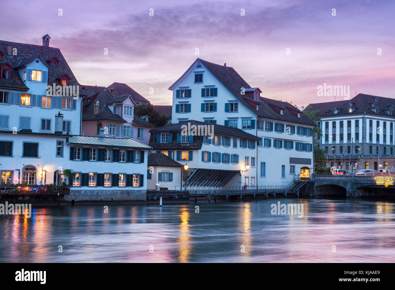 Sunset zurich hi-res stock photography and images - Alamy