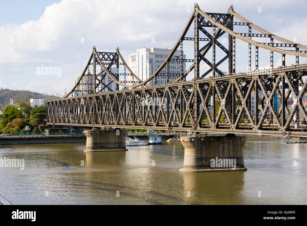 North korean friendship bridge hi-res stock photography and images - Alamy