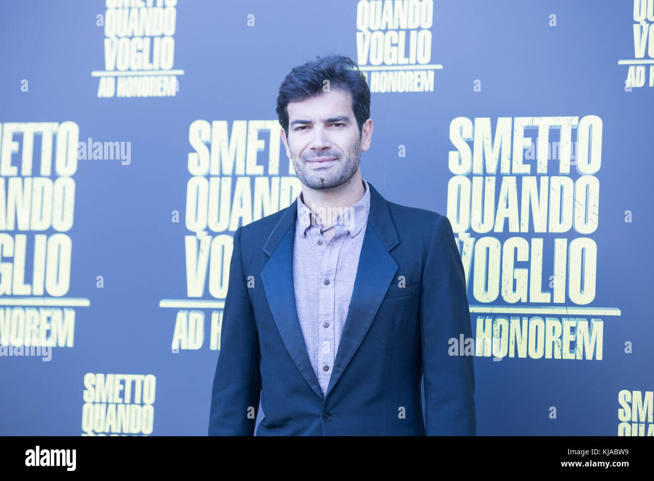 Rome, Italy. 22nd Nov, 2017. Italian actor Marco Bonini Photocall of ...