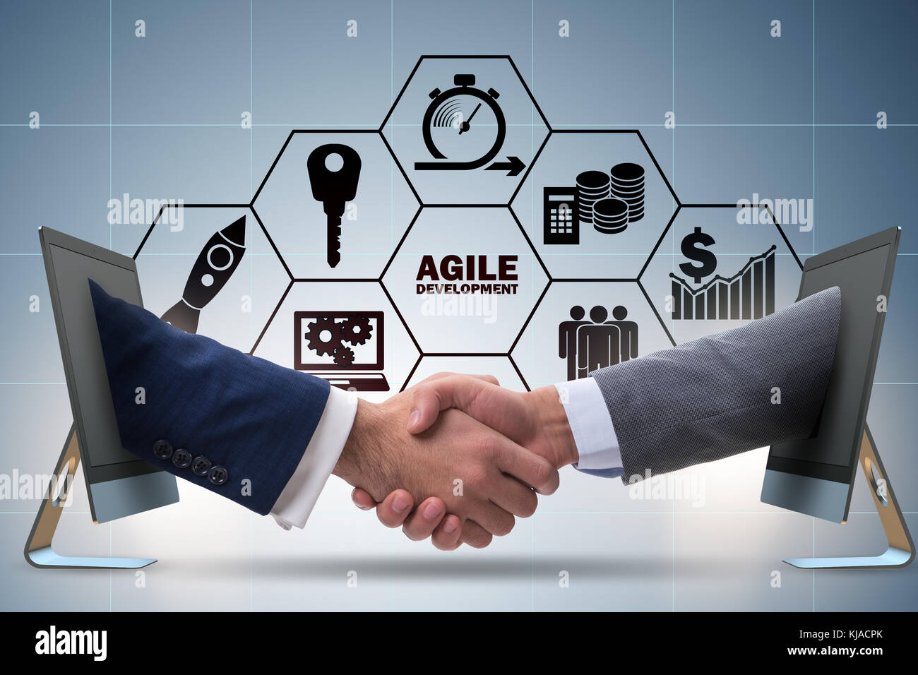 Concept of agile software development Stock Photo - Alamy