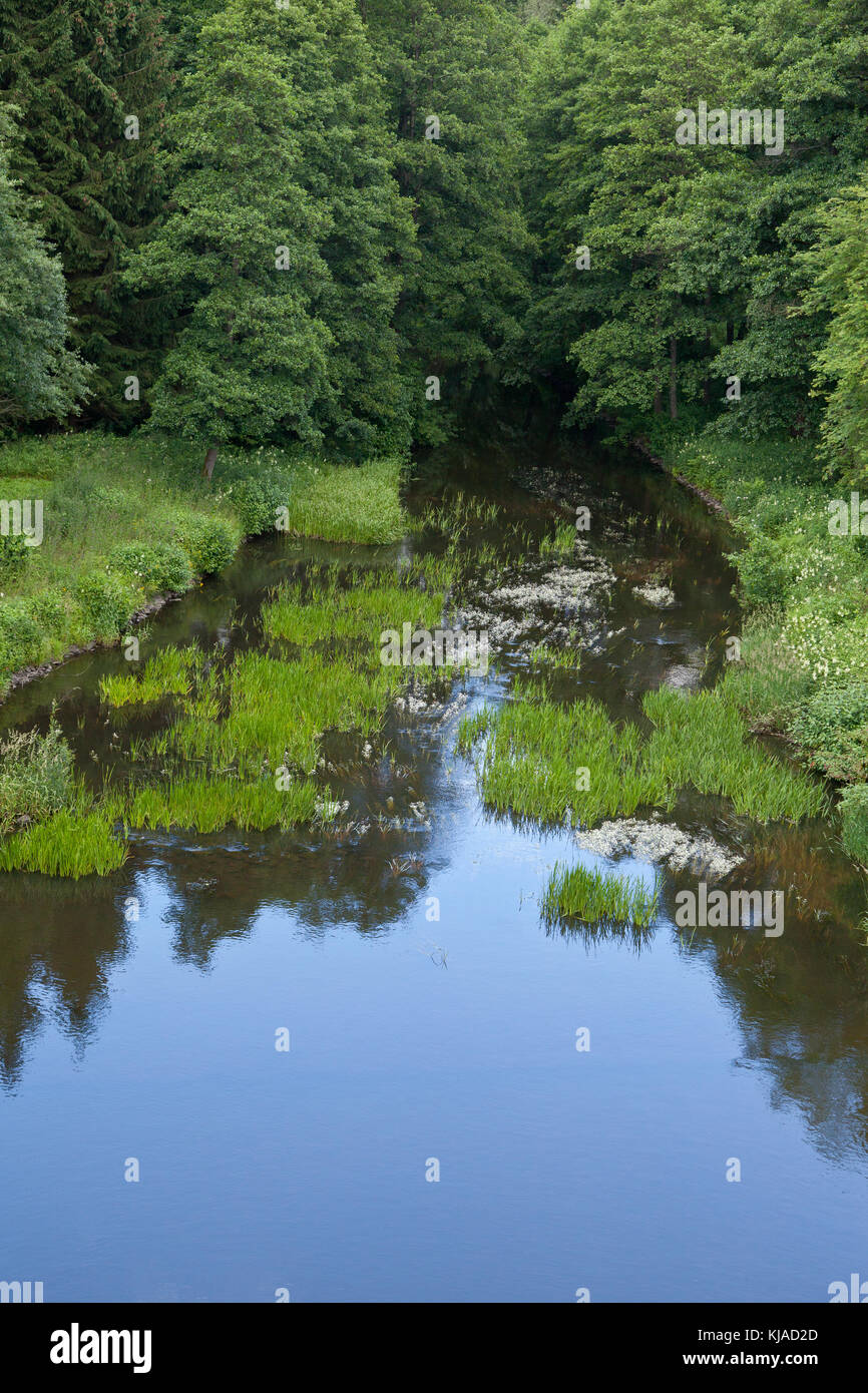 Harzer Hexenstieg Blick auf die Bode Stock Photo - Alamy