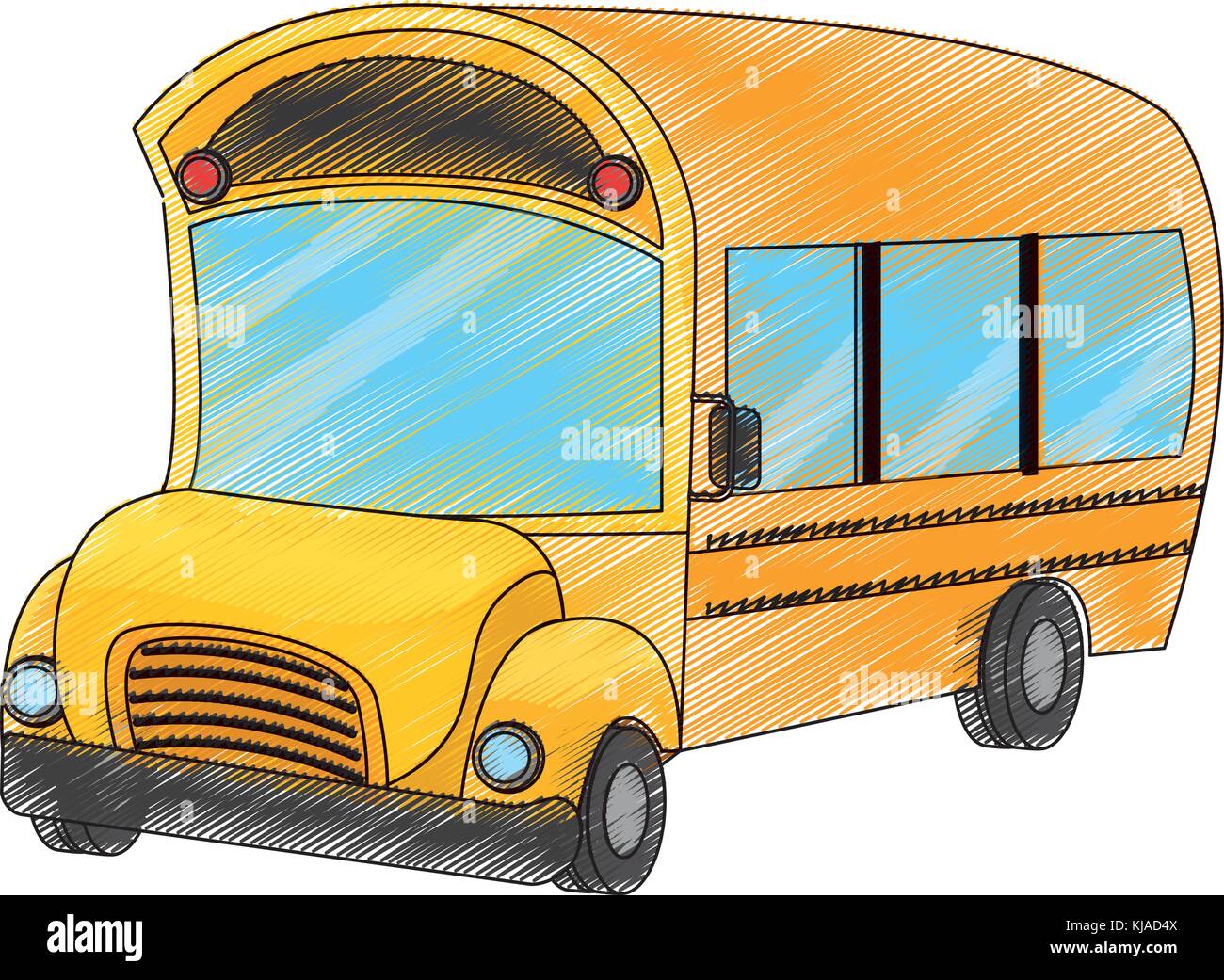 School bus of education learning and transportation theme Isolated ...