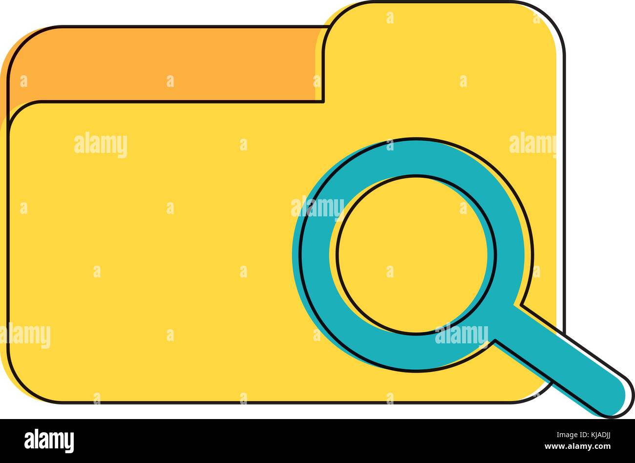 File of document data and archive theme Isolated design Vector illustration Stock Vector Image ...