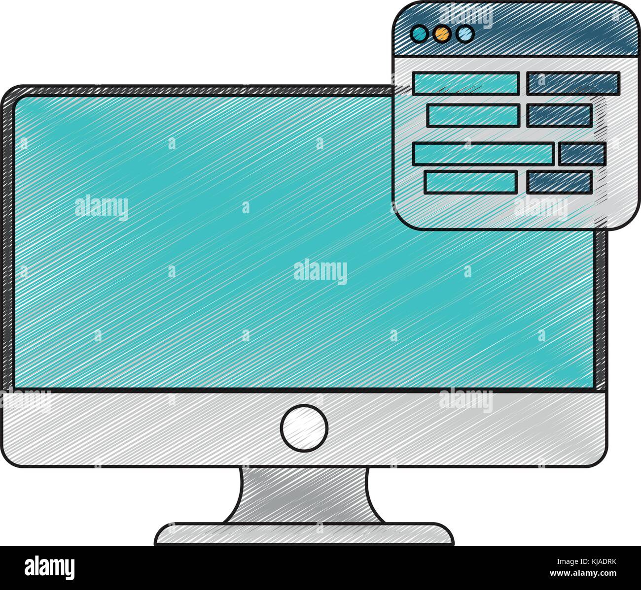 Computer of device gadget technology and electronic theme Isolated ...