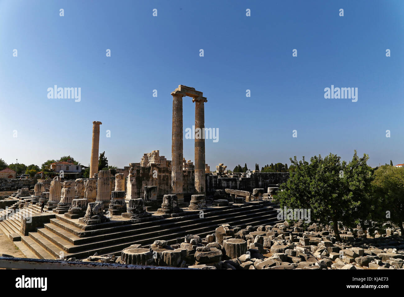 Ruined Temple Of Apollo, Didim, Turkey Stock Photo - Alamy