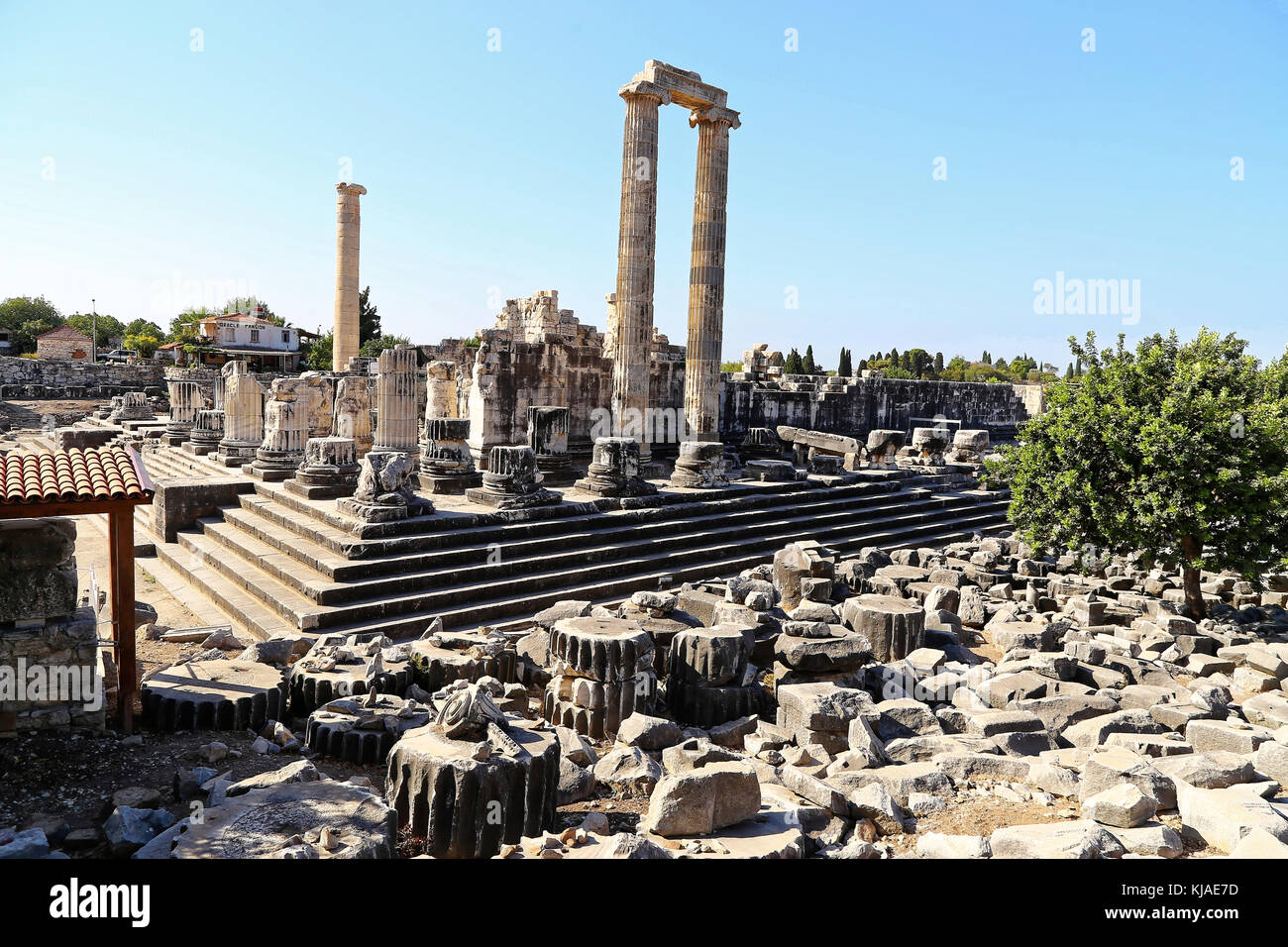 Ruined Temple Of Apollo, Didim, Turkey Stock Photo - Alamy