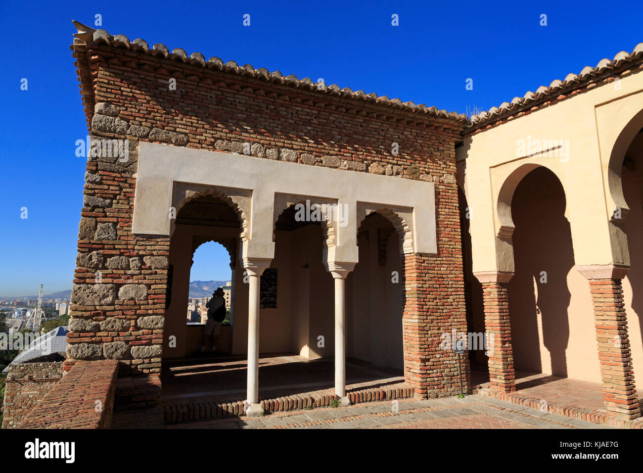 Alcazaba Palace, Malaga City, Andalusia, Spain, Europe Stock Photo - Alamy