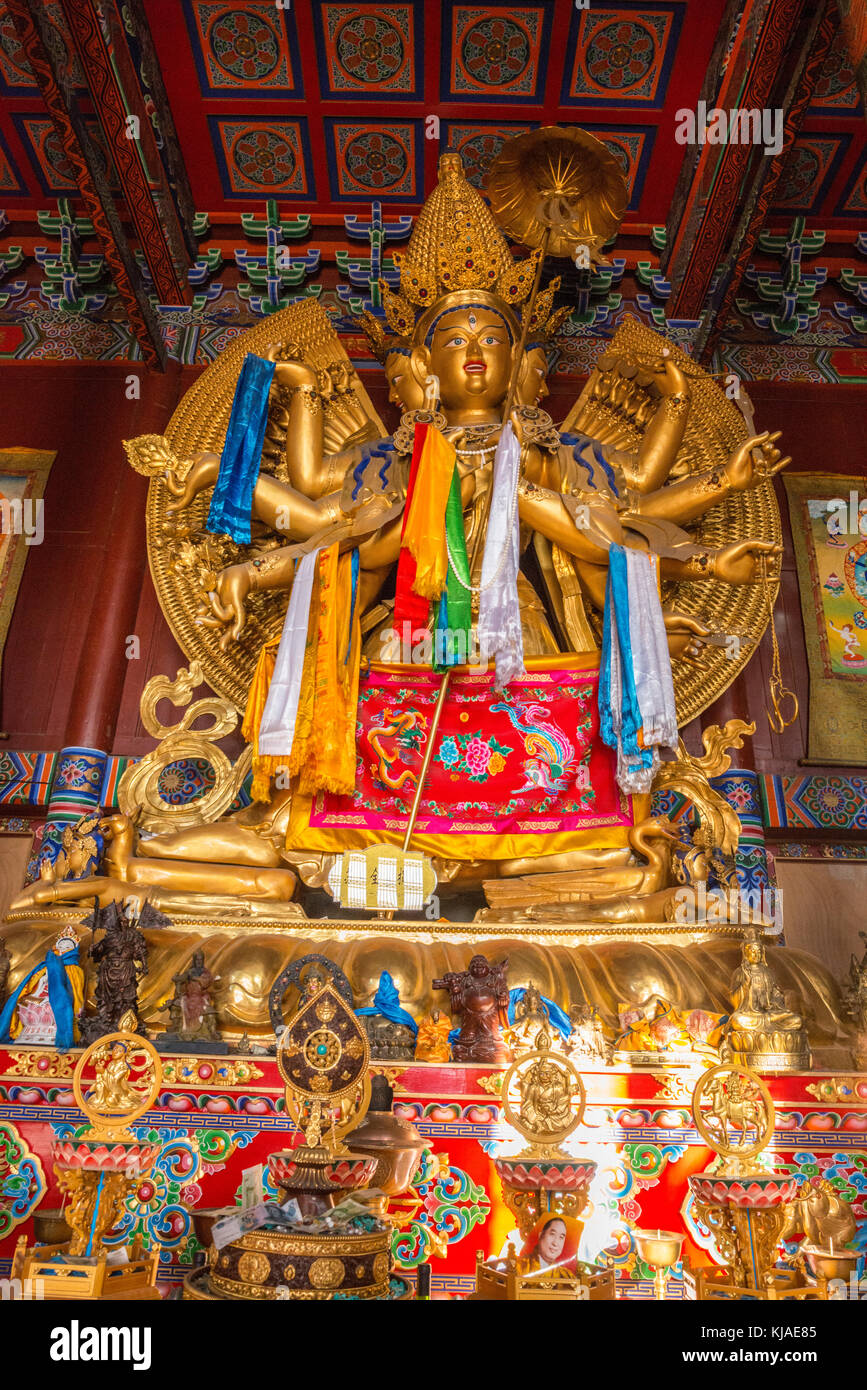 Dazhao Temple, 'Wuliang Si (Infinite Temple)' in Chinese, is the oldest ...