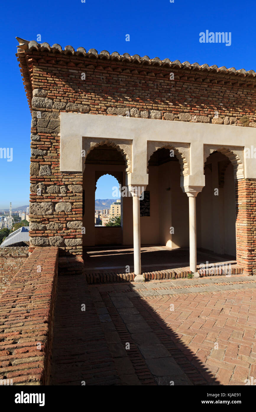 Alcazaba Palace, Malaga City, Andalusia, Spain, Europe Stock Photo - Alamy