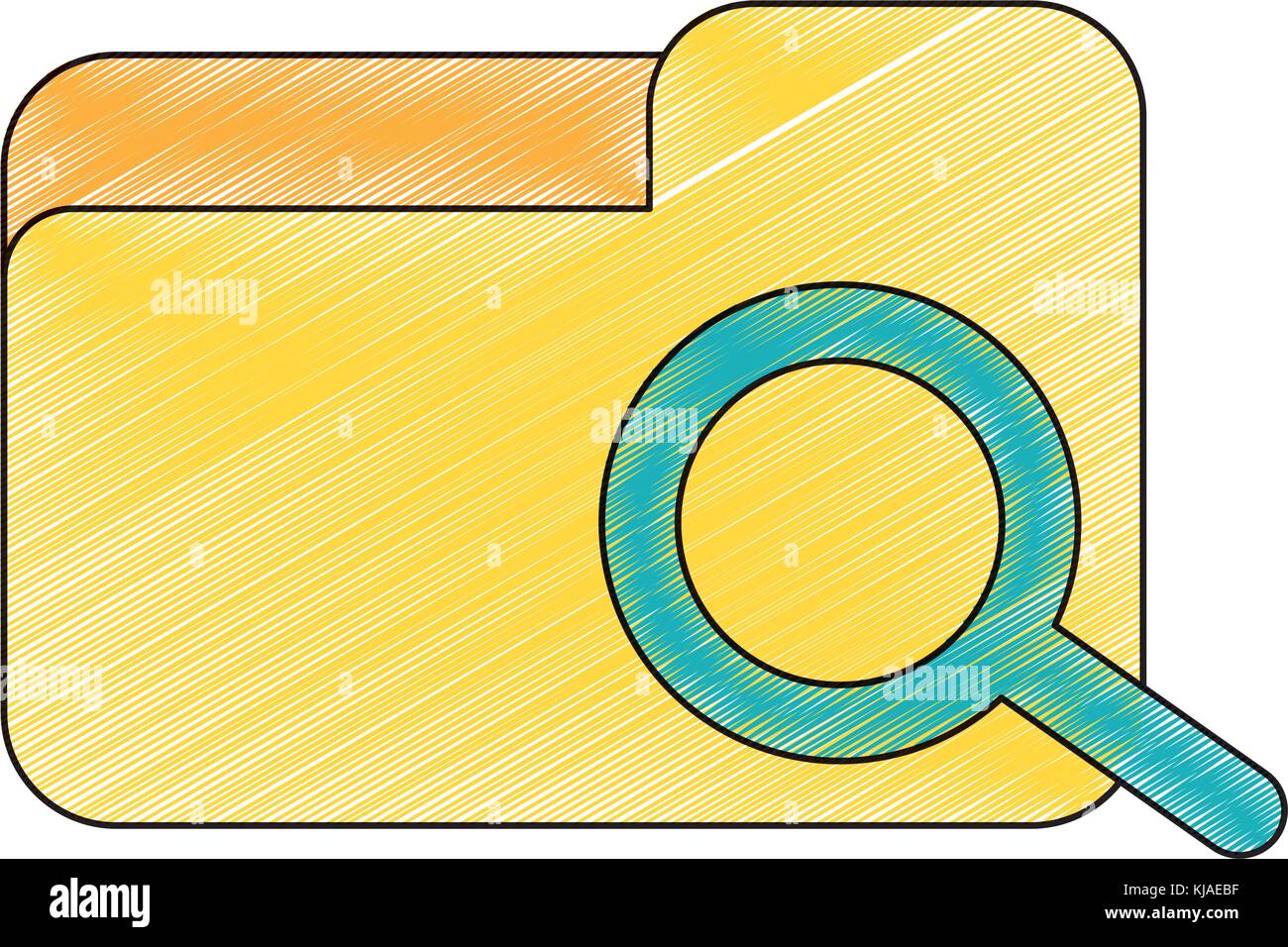 File of document data and archive theme Isolated design Vector illustration Stock Vector Image ...