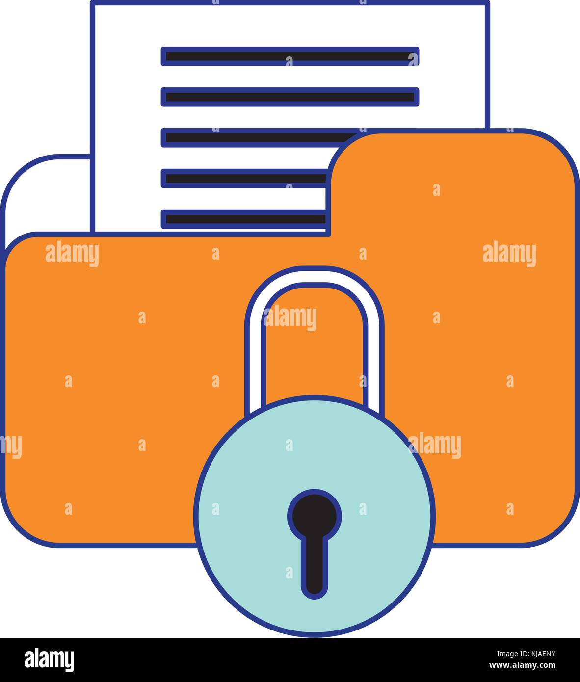 File of document data and archive theme Isolated design Vector ...