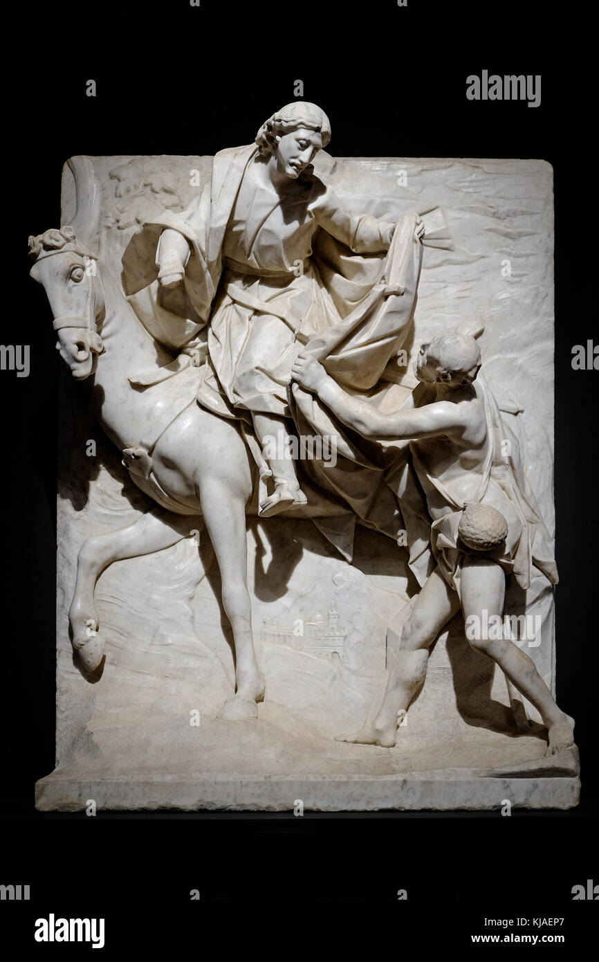 St martin sharing his cloak hi-res stock photography and images - Alamy