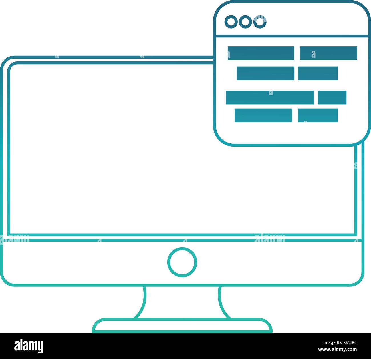 Computer of device gadget technology and electronic theme Isolated ...