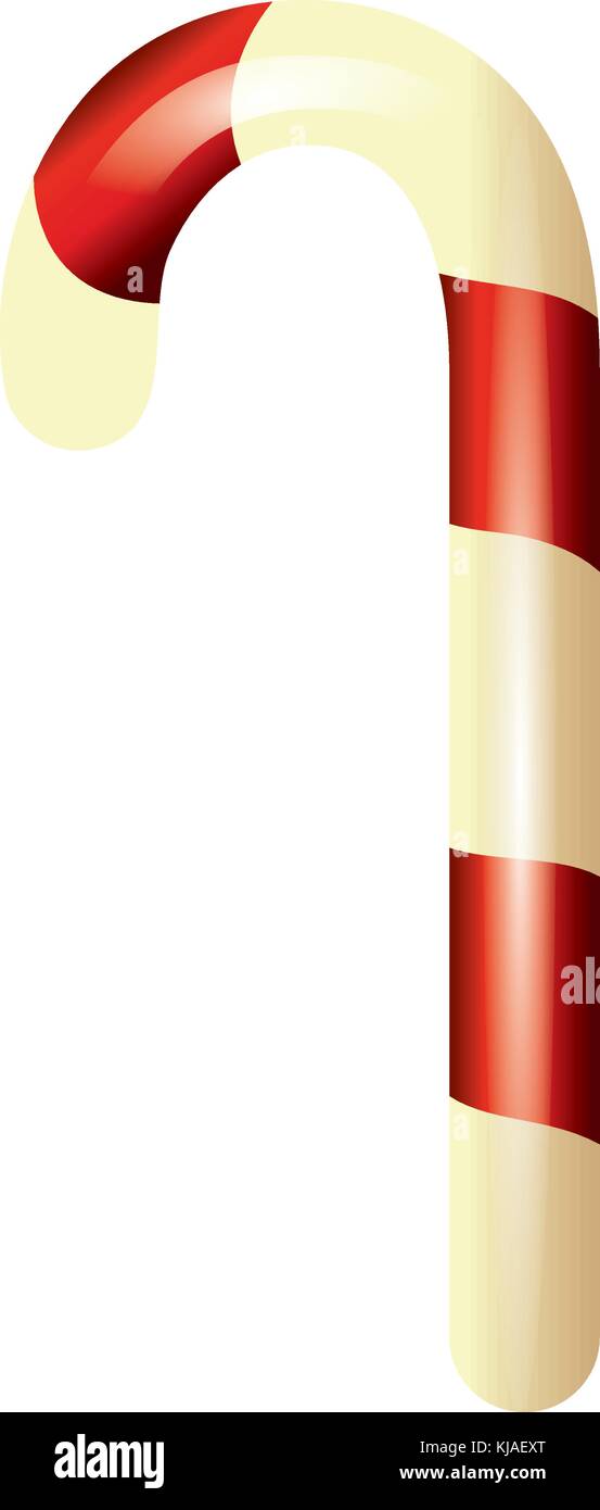 Candy of merry christmas and sweet theme Isolated design Vector ...