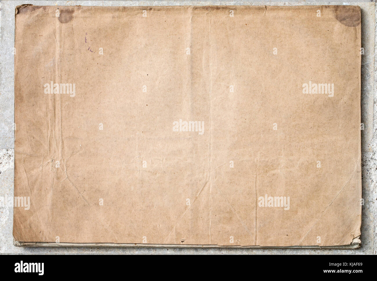 vintage paper on old gray texture Stock Photo - Alamy