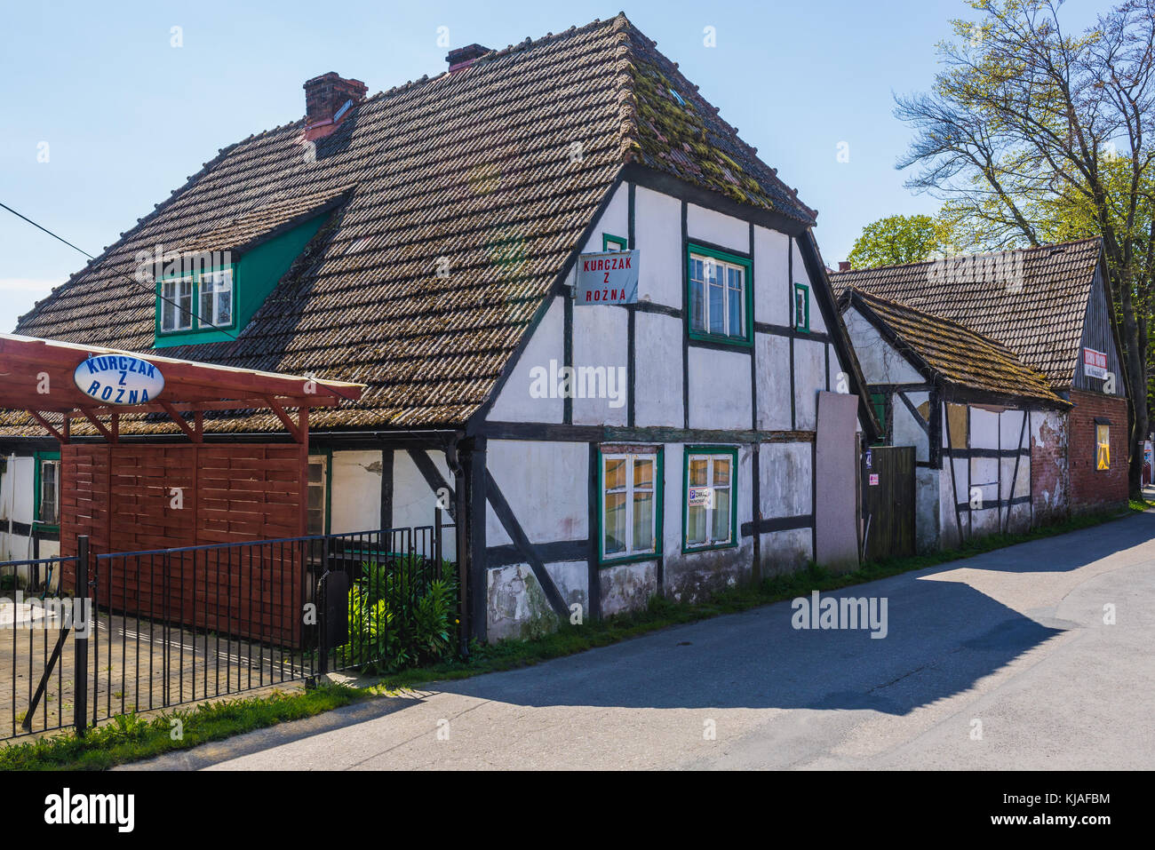 Chlopy village located on a Baltic Sea coast in Koszalin County, West ...