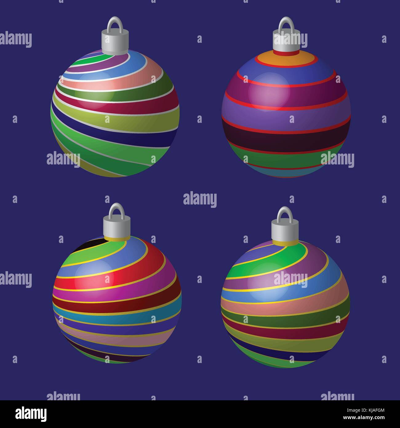 Spiral christmas tree toy Stock Vector Images - Alamy