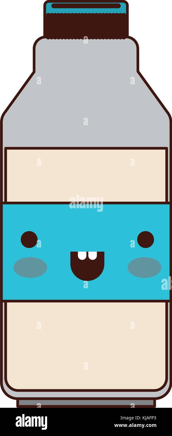 Kawaii milk carton cute Stock Vector Images - Alamy