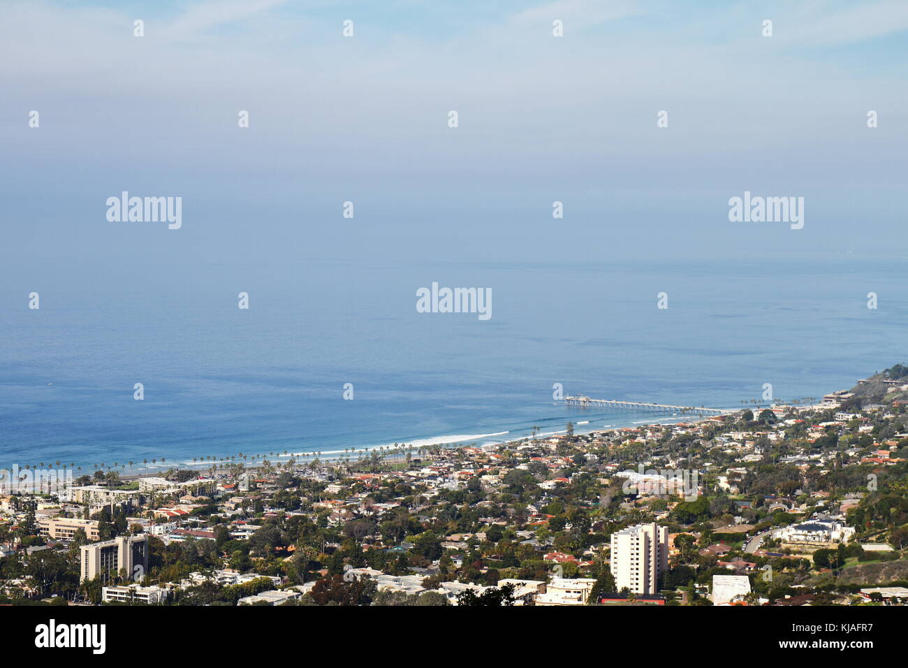 View from Mt. Soledad - San Diego - USA Stock Photo - Alamy