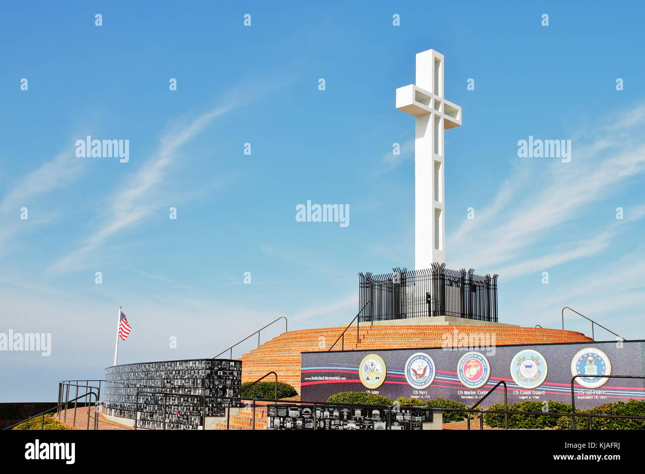 Mt. Soledad Veterans Memorial - San Diego - USA Stock Photo - Alamy