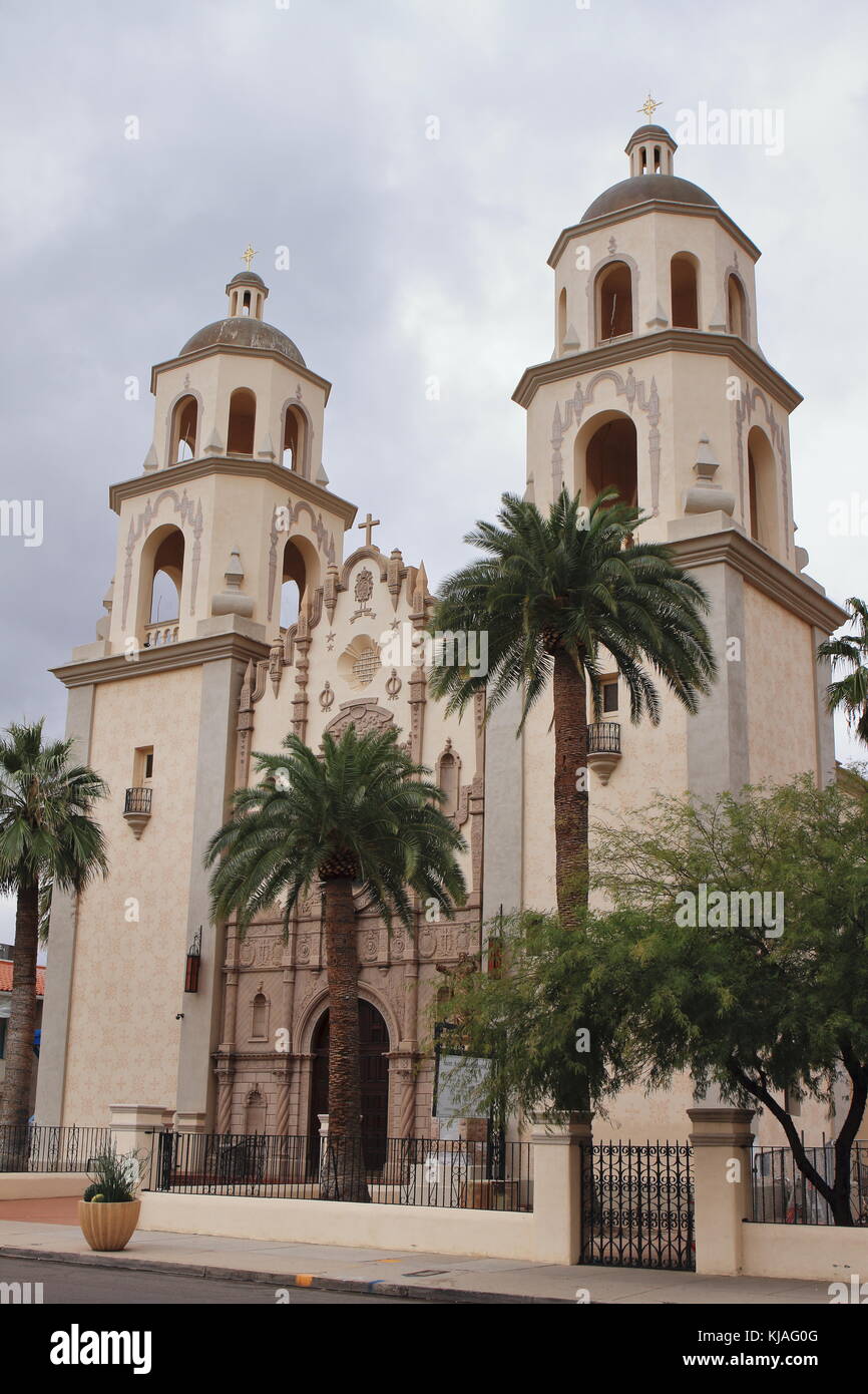St. Augustine Cathedral Church - Tucson - USA Stock Photo - Alamy