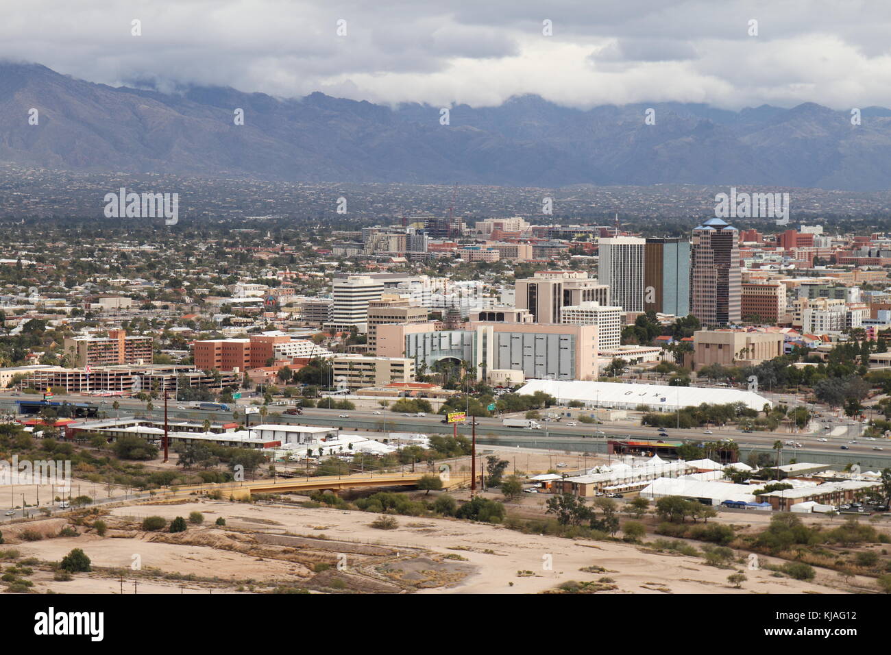 Tucson city view - USA Stock Photo - Alamy