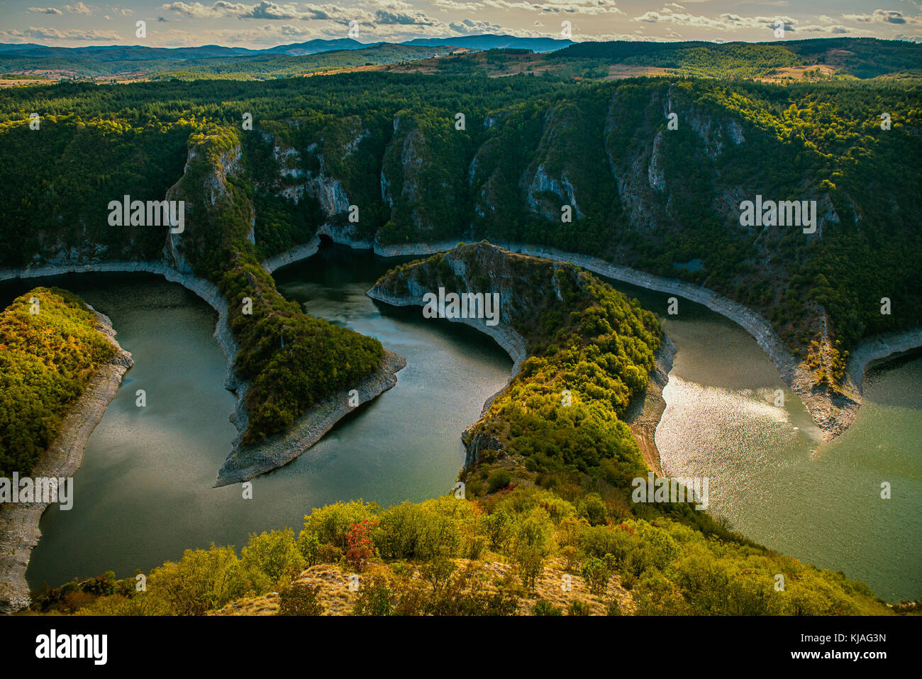 Uvac River Canyon in Serbia Stock Photo - Alamy