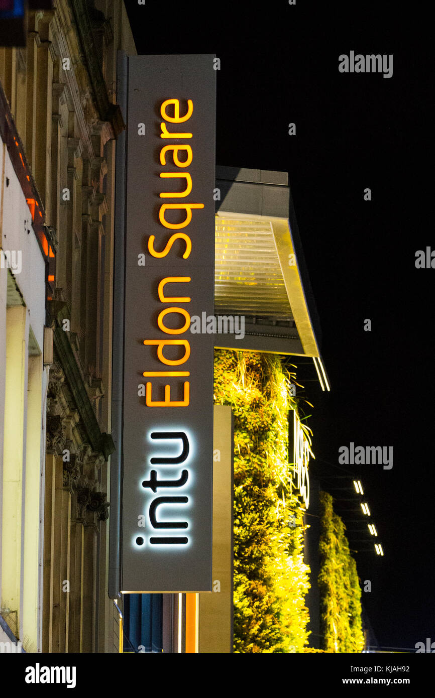 Intu Eldon Square Shopping Centre, Newcastle Upon Tyne. UK Stock Photo - Alamy