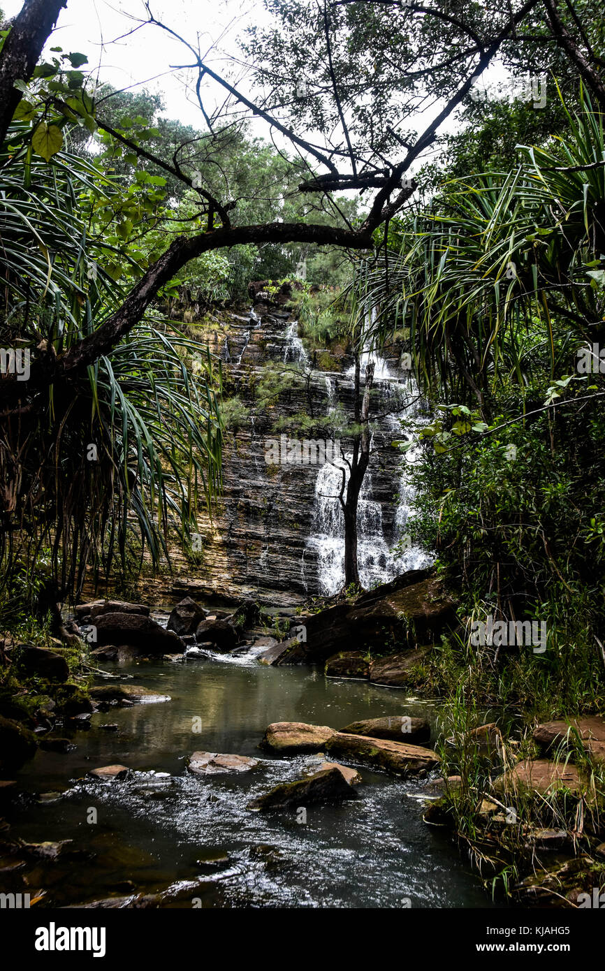 Waterfall in Guam Stock Photo - Alamy