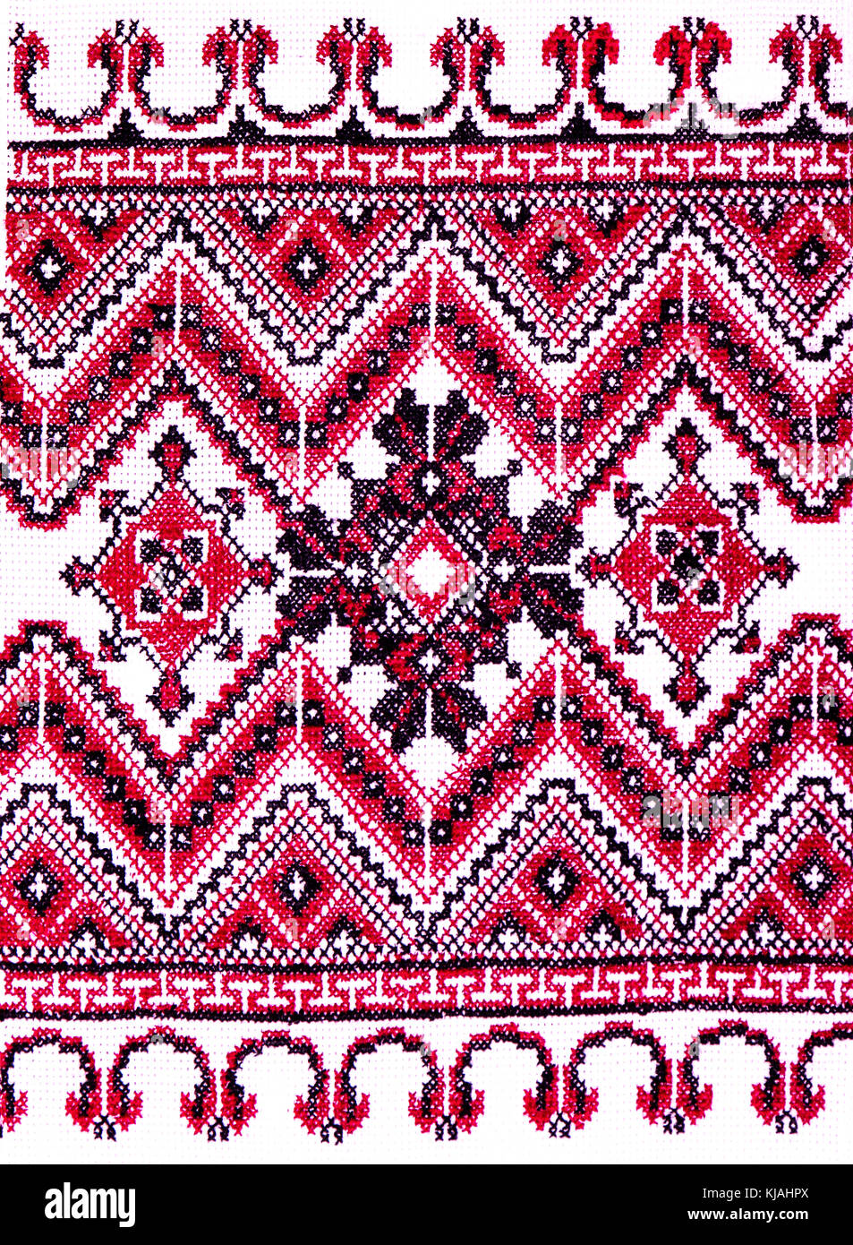 Ukrainian folk embroidery, handmade Stock Photo - Alamy