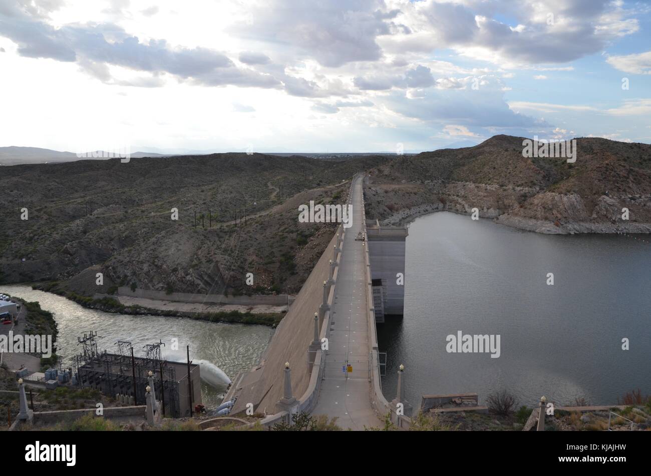 the elephant butte dam and reservoir sierra county new mexico usa Stock ...