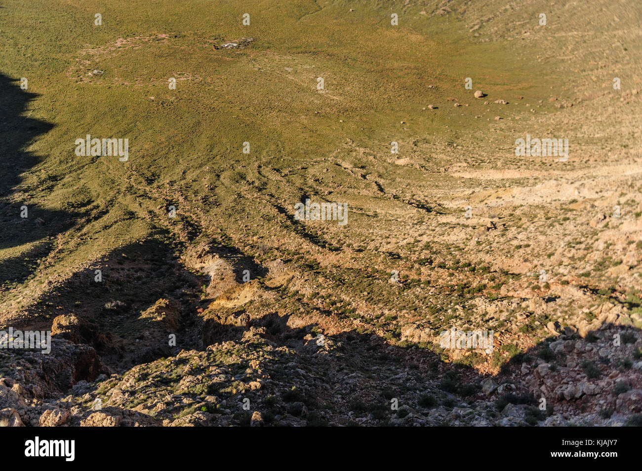 The Southern Rim of Meteor Crater Stock Photo - Alamy