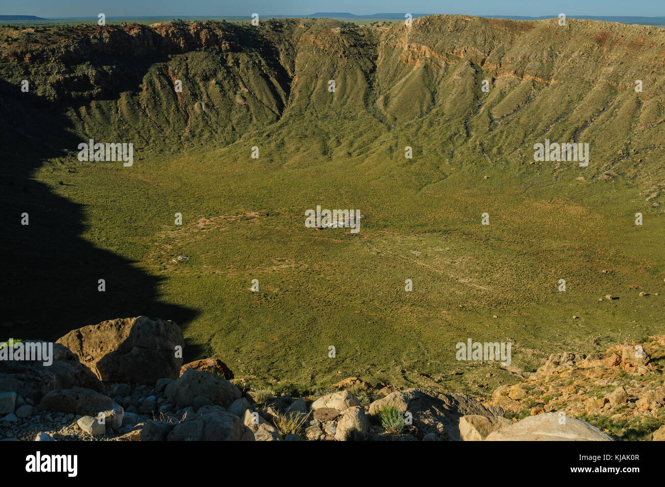 The Southern Rim of Meteor Crater Stock Photo - Alamy