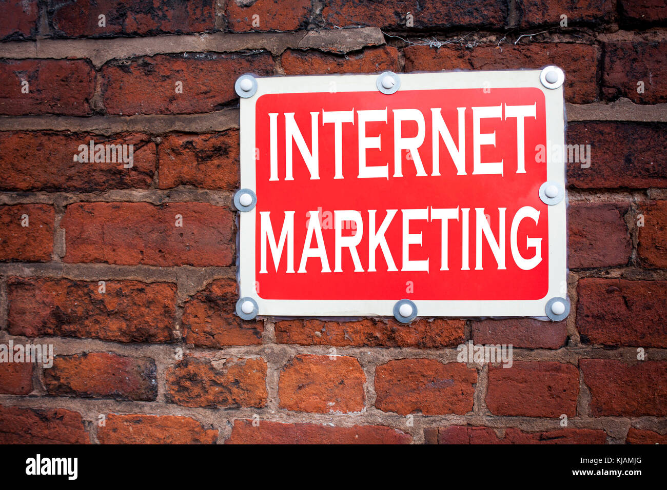 Hand writing text caption inspiration showing Internet Marketing ...