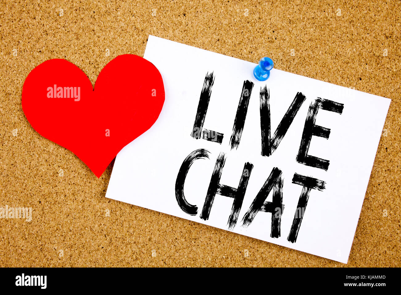 Conceptual hand writing text caption inspiration showing Live Chat ...