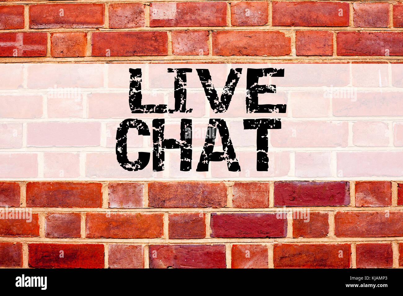 Conceptual announcement text caption inspiration showing Live Chat ...