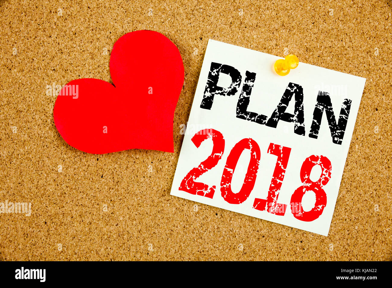 Conceptual hand writing text caption inspiration showing Plan 2018 ...