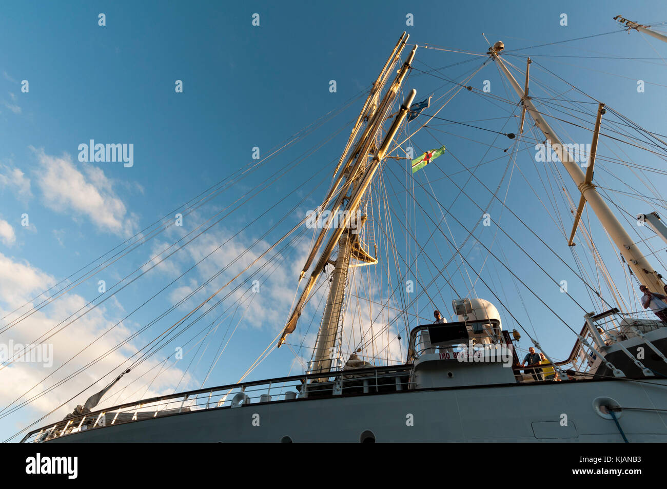 Star Clipper sailing cruise ship, Dominica, Caribbean Stock Photo - Alamy