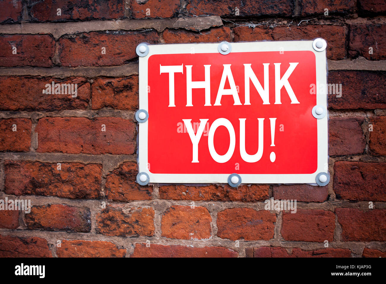 Hand writing text caption inspiration showing Thank You concept meaning ...