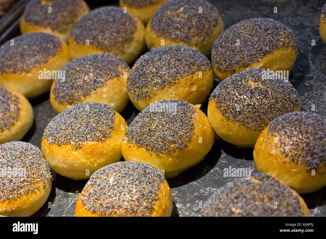 Traditional freshly made buns made with a hash Stock Photo - Alamy