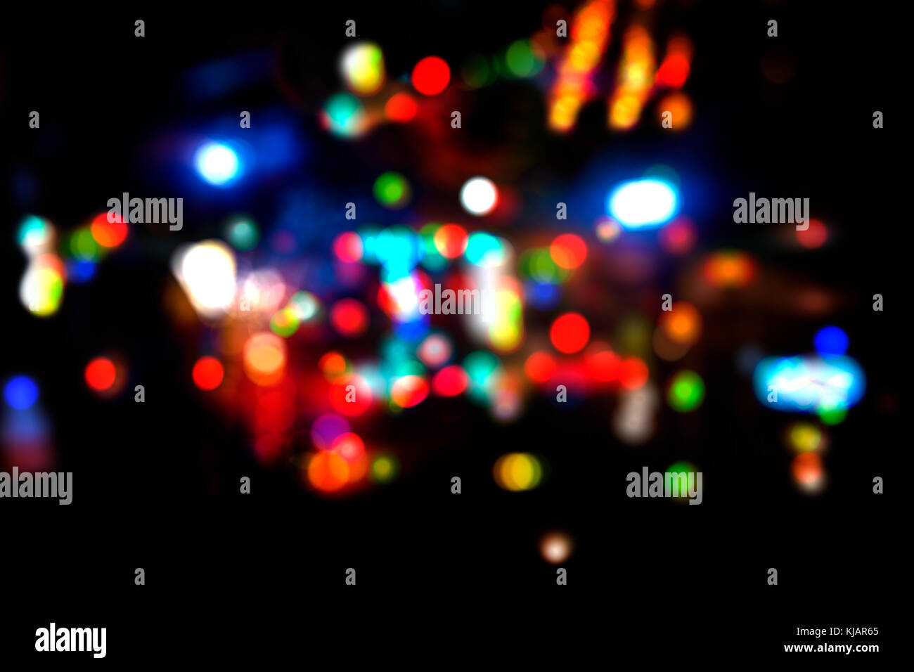 Abstract pattern, bright coloured shining lights, bokeh Stock Photo - Alamy