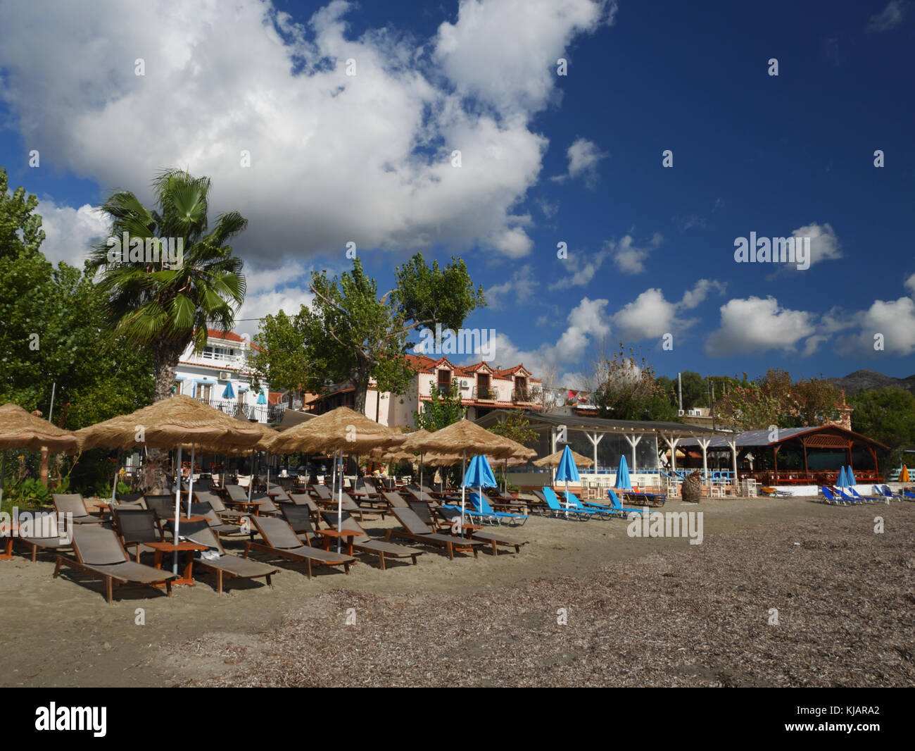 Beach front, Katelios, Kefalonia, Greece Stock Photo - Alamy