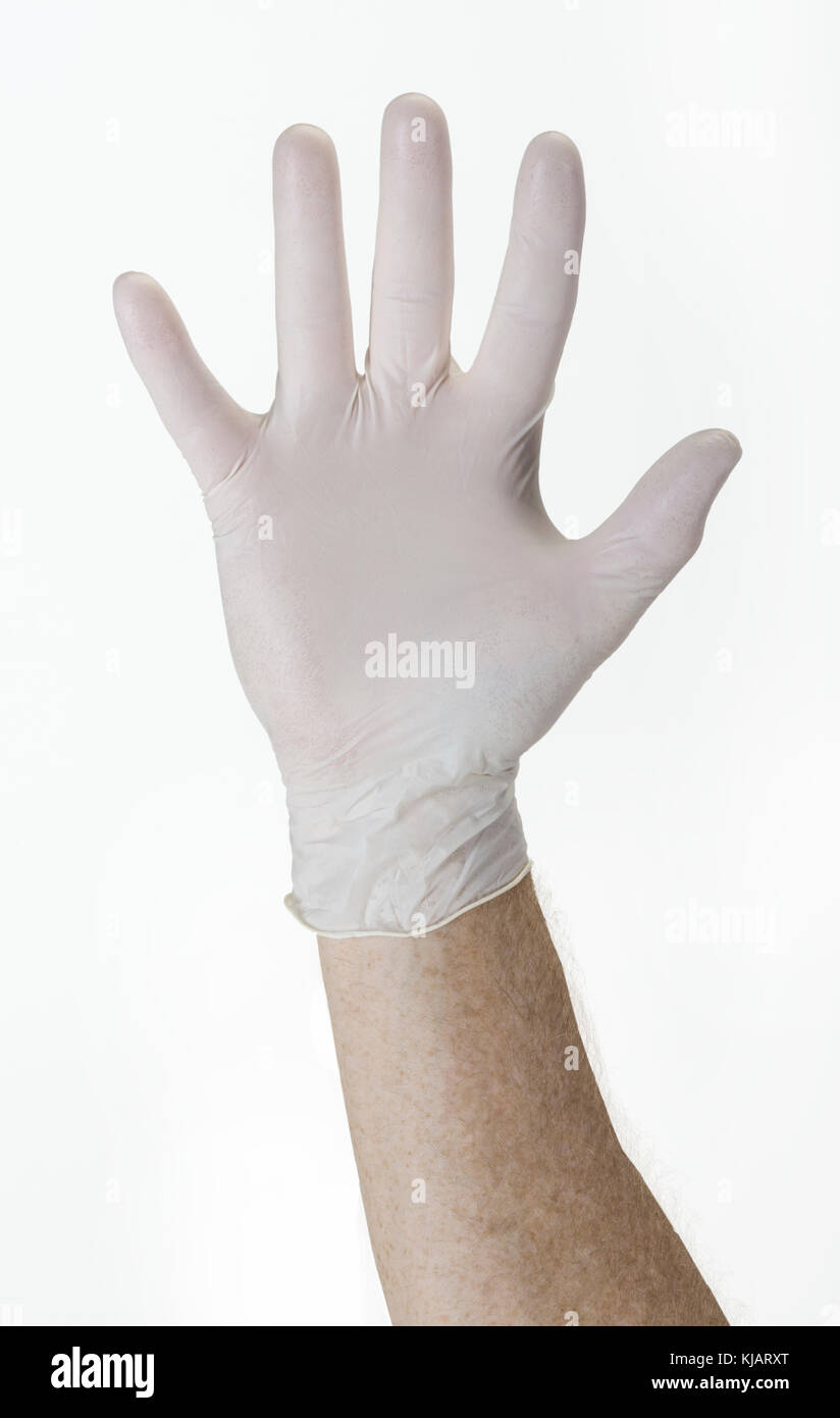 Hand Indicating Five Stock Photo - Alamy