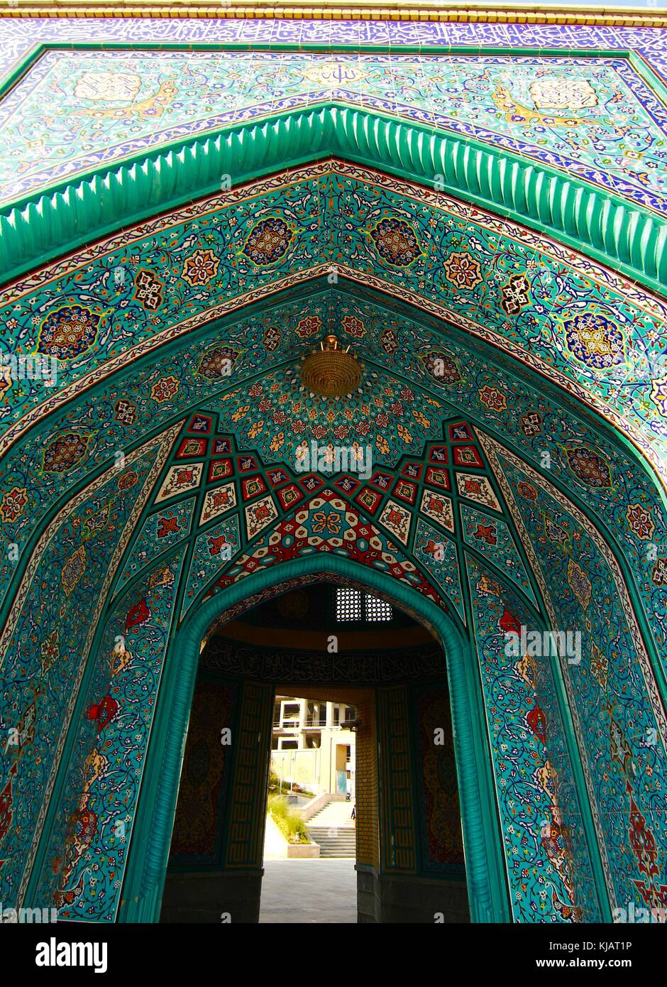 The beautiful Masjid Mosque of Khorramshahr in Tehran , Iran Stock ...