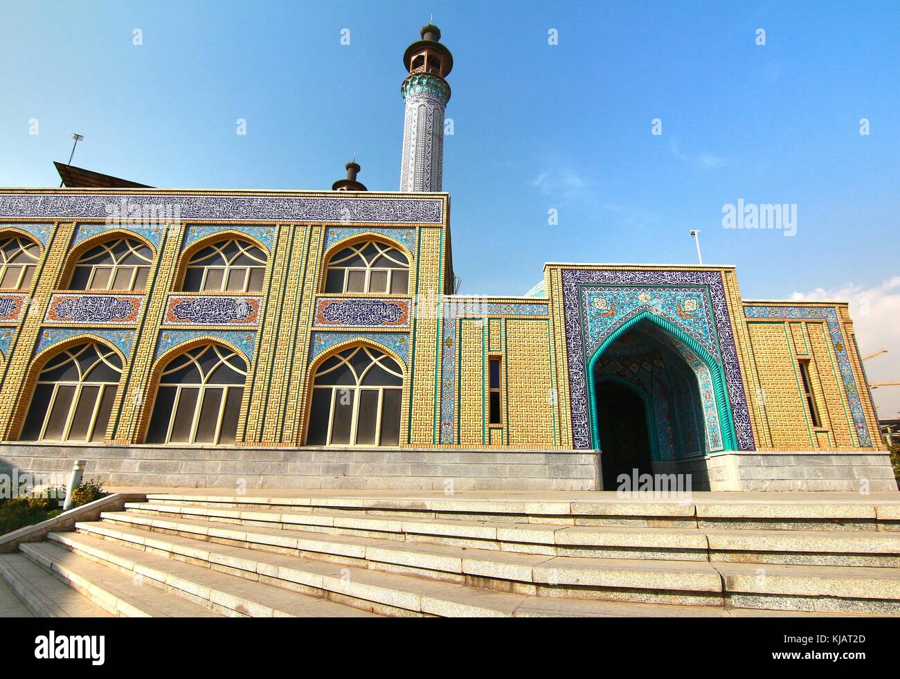 The beautiful Masjid Mosque of Khorramshahr in Tehran , Iran Stock ...