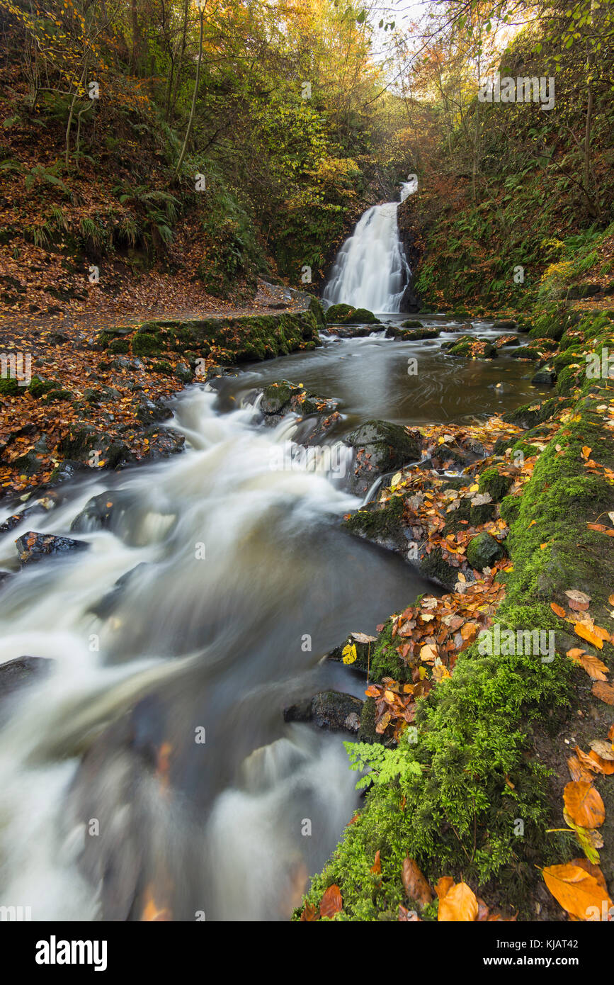 Glenoe waterfall hi-res stock photography and images - Alamy