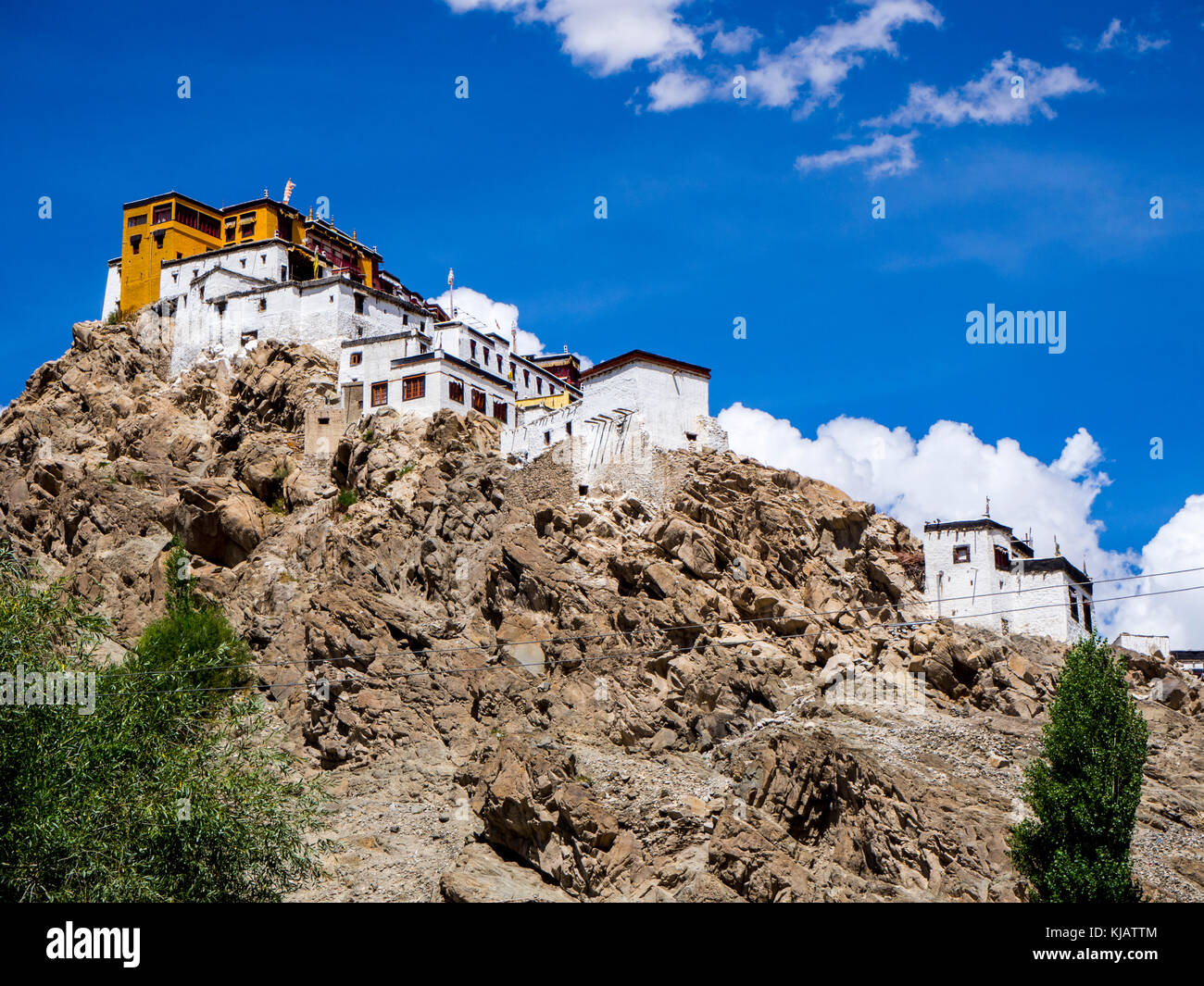 Buddhist monastery in Ladakh India Stock Photo - Alamy